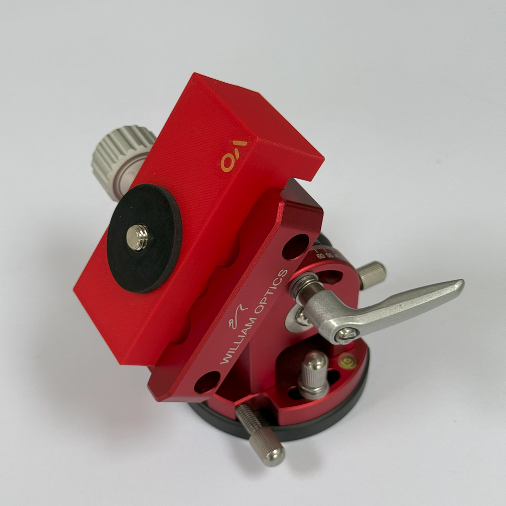 Seestar S50 riser for William Optics EQ mount – Oak Astro